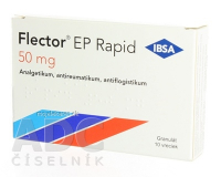 Flector EP Rapid 50 mg gra 1x10 vrecúšok - MojaLekáreň.sk
