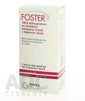 Príbalový leták - Foster sol inh 1x120 dávok - MojaLekáreň.sk