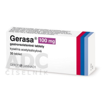 Príbalový leták - GERASA 100 mg tablety 30 ks - MojaLekáreň.sk