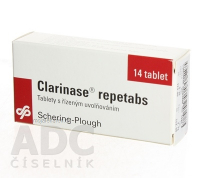 CLARINASE REPETABS tbl ret 5 mg (blis.PVC/PCTFE/Al) 1x14 ks ...