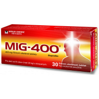 Príbalový leták - MIG-400 tablety 400 mg 30 ks - MojaLekáreň.sk