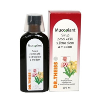 DR.THEISS Mucoplant sirup proti kašľu so skorocelom a medom 100 ml ...
