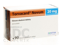 Torvacard Novum 20 mg tbl flm (blis.) 1x90 ks - MojaLekáreň.sk